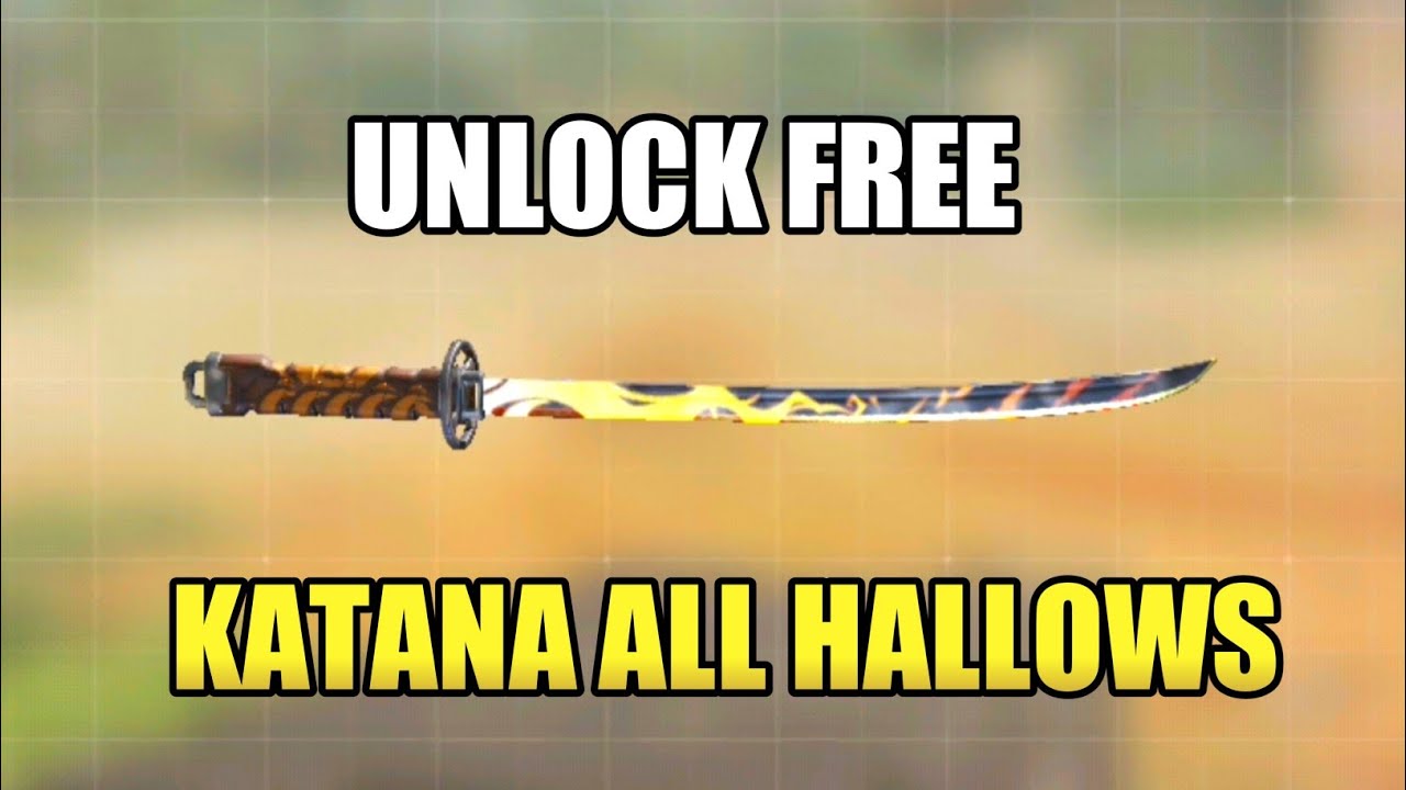 UNLOCK FREE PUMPKIN KATANA NOW | FREE ALL HALLOWS KATANA CAMO | HOW TO ...
