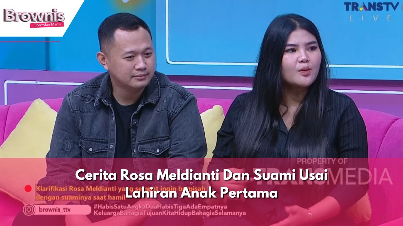 Cerita Rosa Meldianti Dan Suami Usai Lahiran Anak Pertama | BROWNIS (22 ...