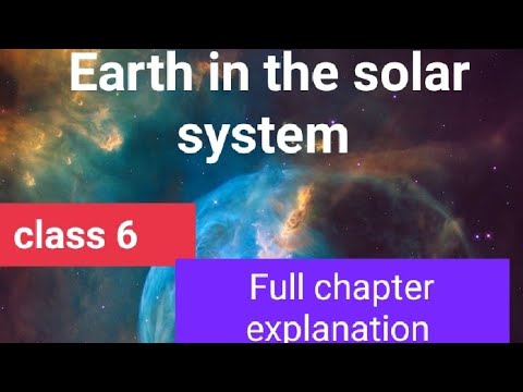 Social science class 6 Geography chapter1 Earth in the solar system ...
