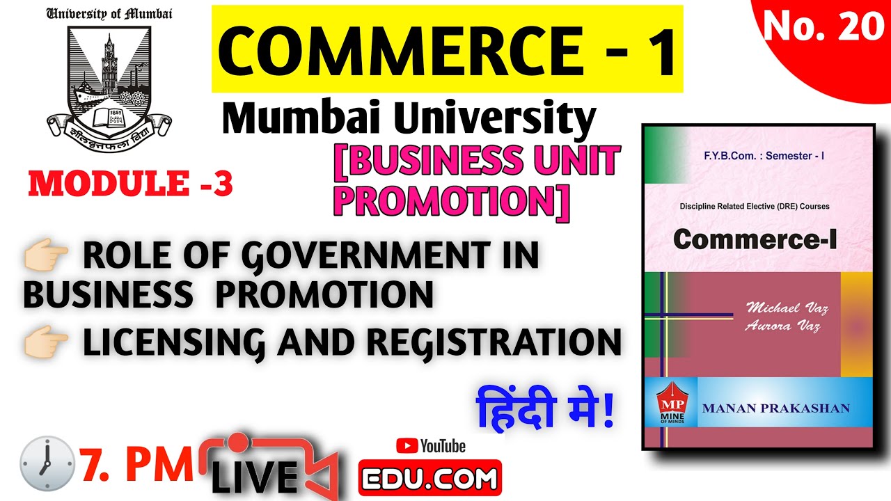 COMMERCE 1 UNIT7 BUSINESS UNIT PROMOTION | ROLE OF GOVERNMENT ...
