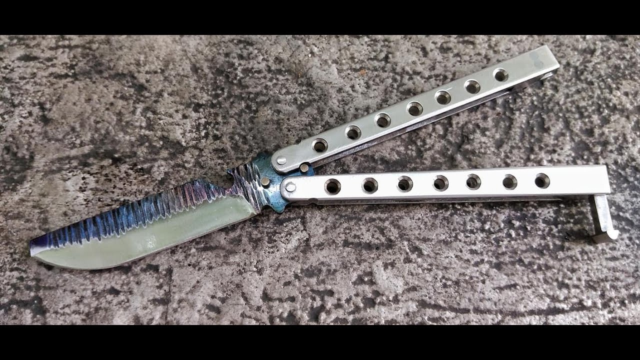Pinoy Flipper Balisong with Washers by Rowel Manaloto Navarro - YouTube