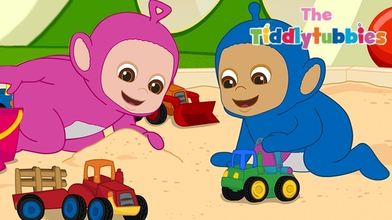 Sand Castles - Tiddlytubbies - Teletubbies Cartoon - YouTube