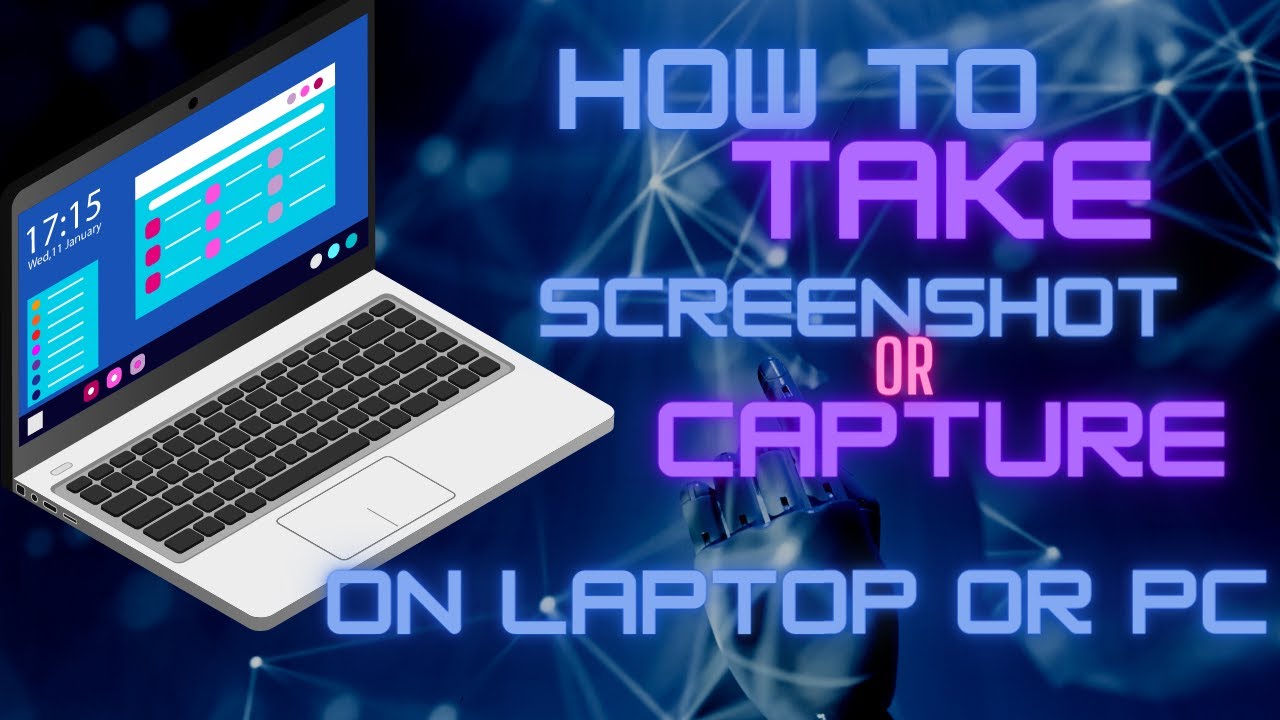 How to Screenshot on laptop or PC with windows - YouTube