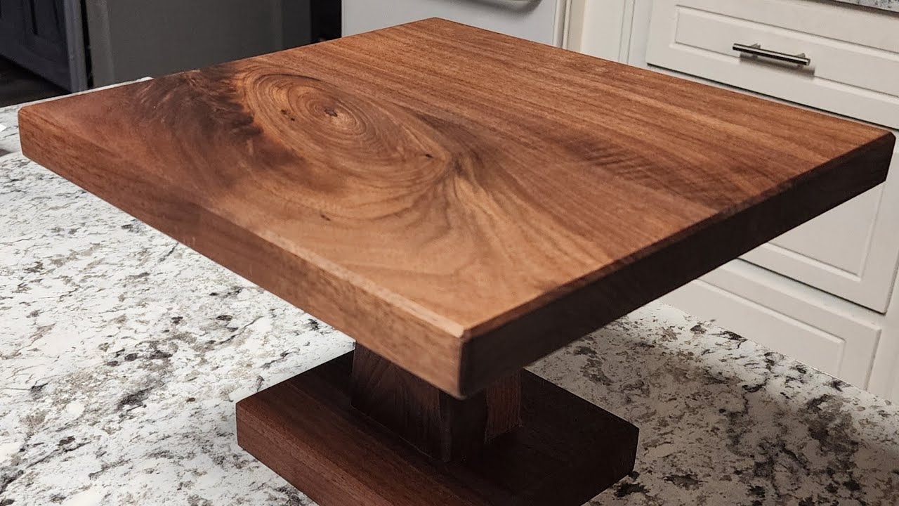 How to make a square cake stand. - YouTube