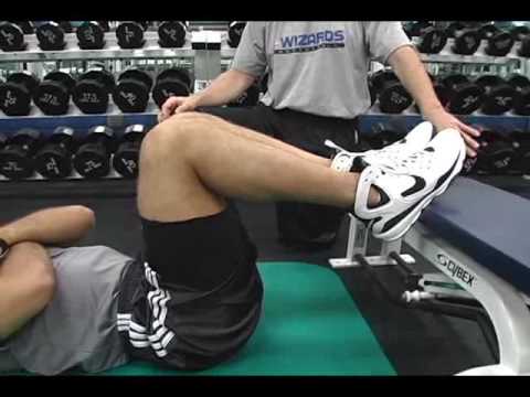 Glute Bridge Off Bench - YouTube