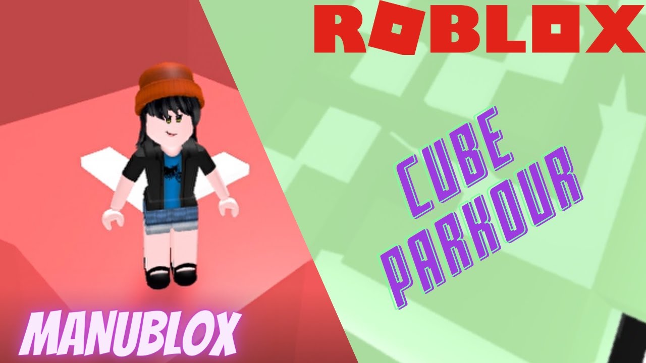 Roblox com a Manu - Cube Parkour - YouTube