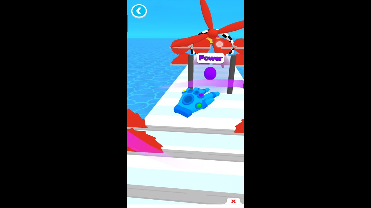 You run through an obstacle course collecting gems and dodging ...