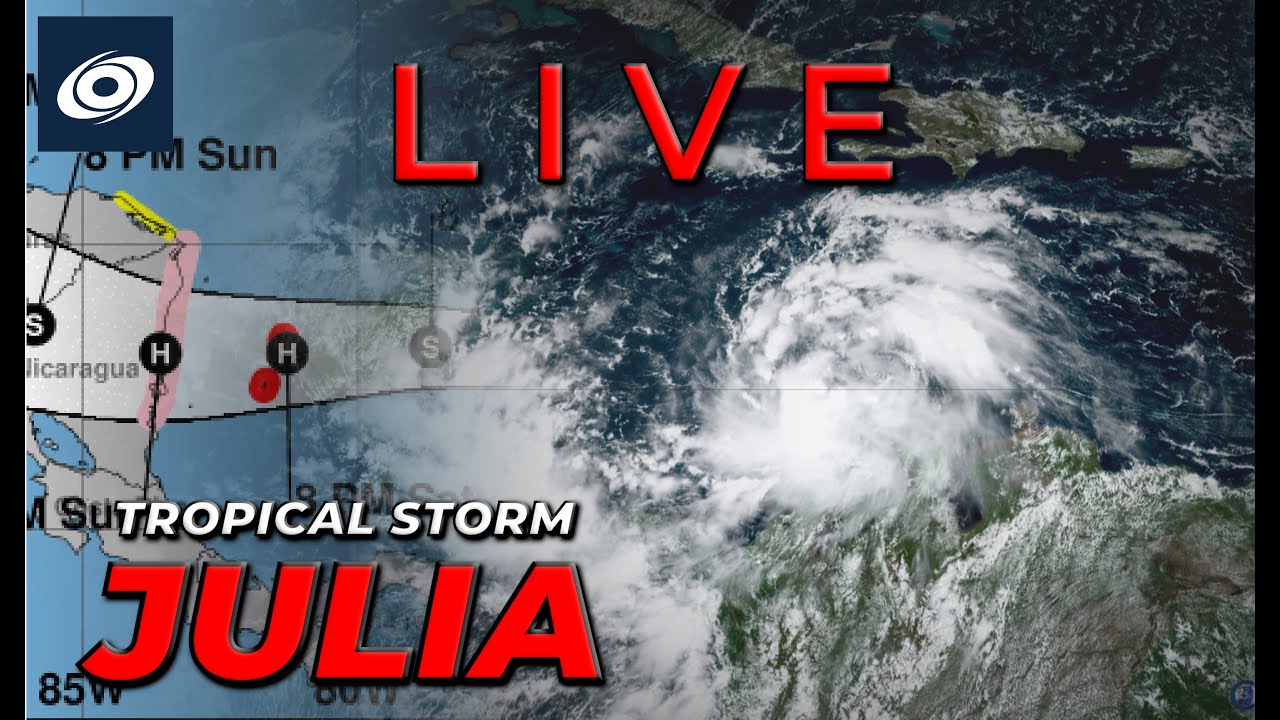 Hurricane Threat to Central America - Tropical Storm Julia Live Update ...