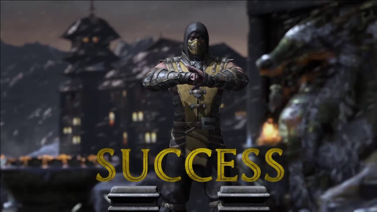 Scorpion Fail Test your might Mortal Kombat - YouTube