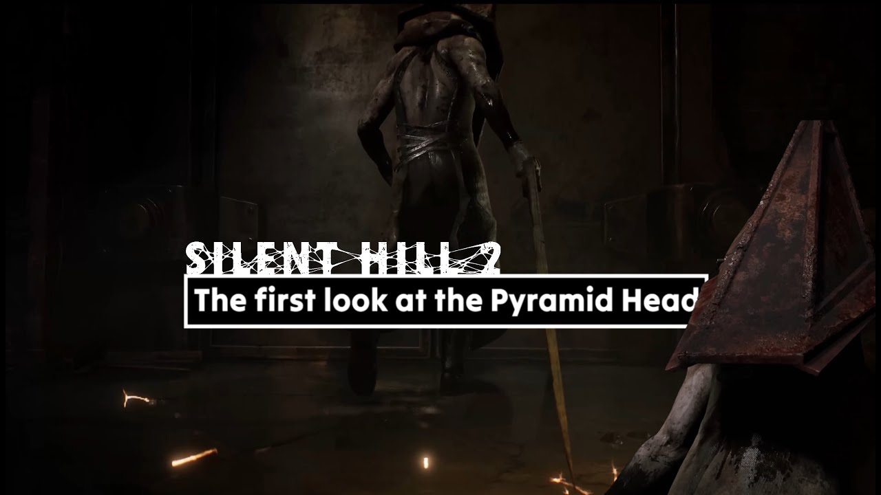 First look at the battle with the Pyramid Head | Silent Hill 2 4K - YouTube