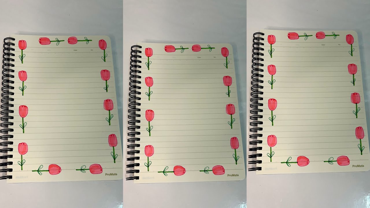 Easy Beautiful Border Design |Project Work Design |Title Page |Front ...