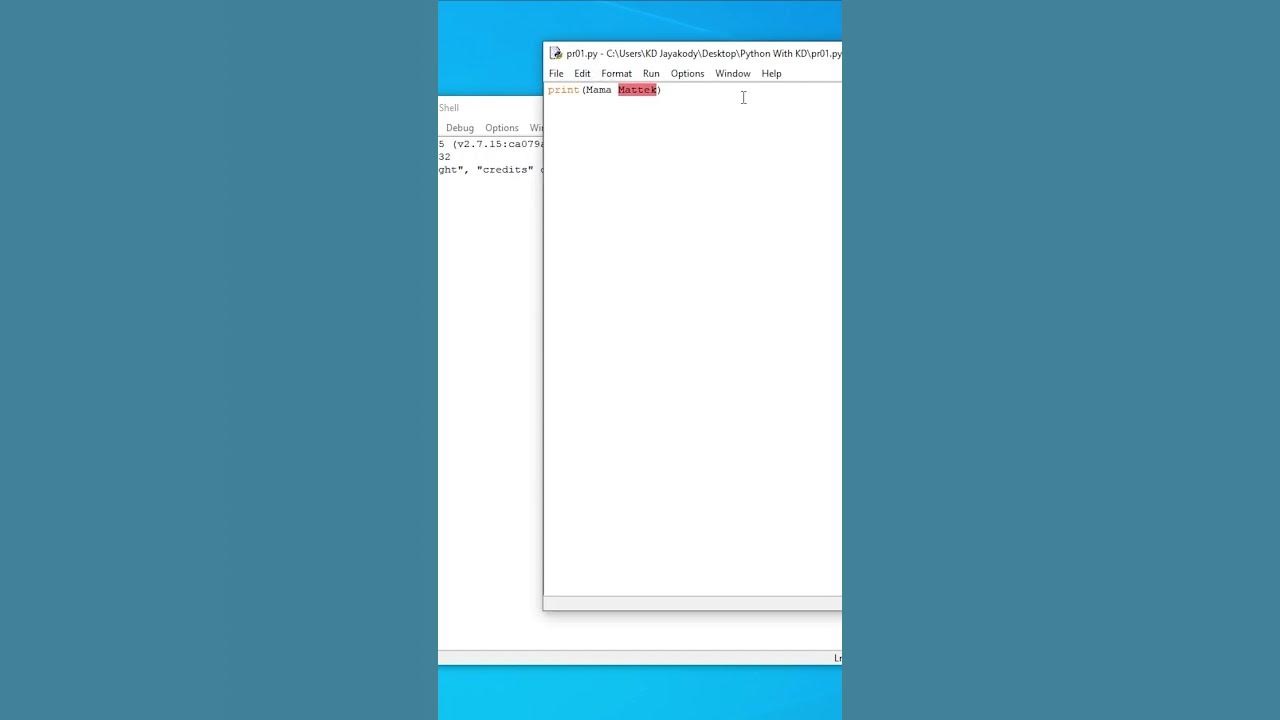 5 Minute Python Series With Kd Python Tutorial Shorts Youtube