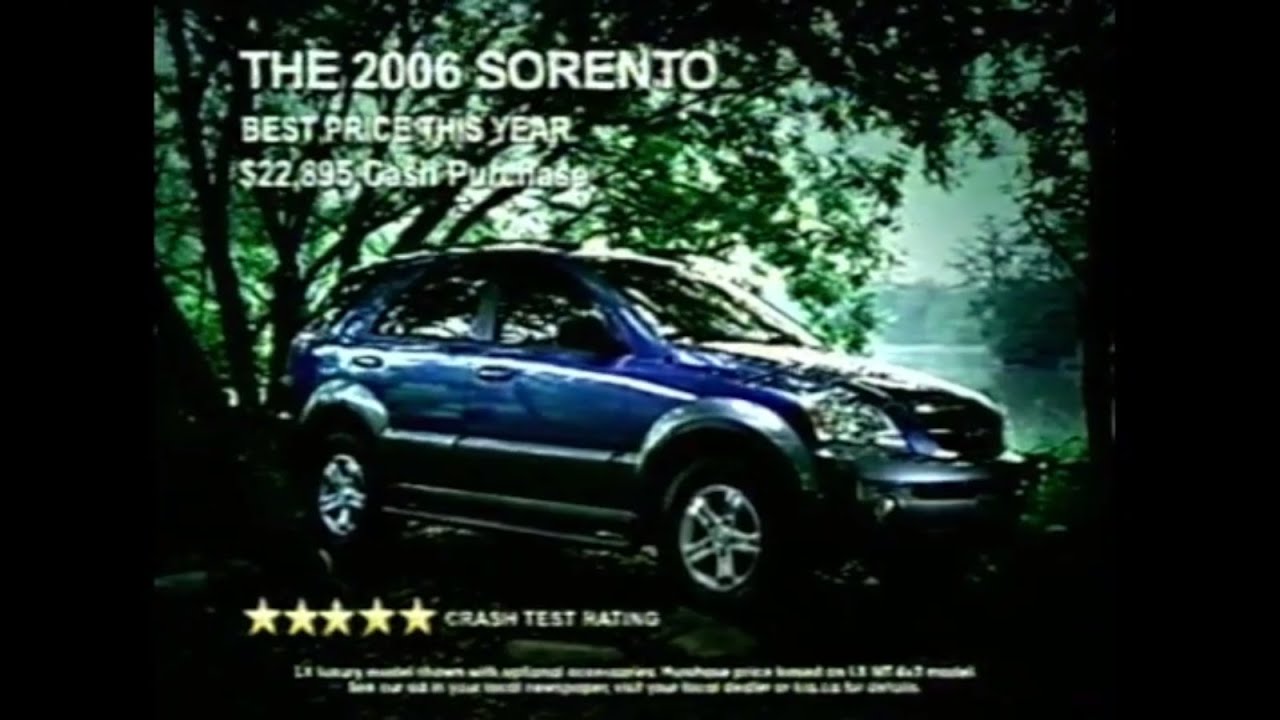 2006 Kia Sorento commercial (2006) - YouTube