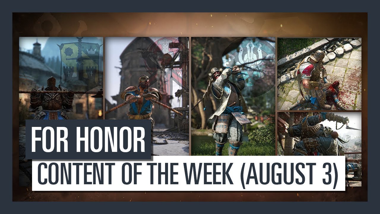 FOR HONOR - New content of the week (August 3) - YouTube