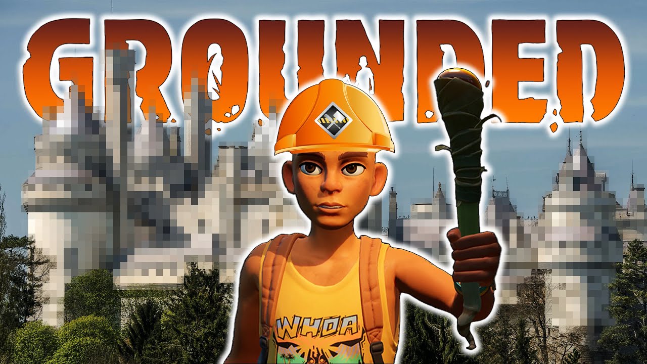 How To build A EPIC CASTLE in GROUNDED. - YouTube