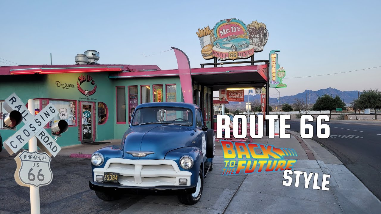 The best diner! 50s style - Route 66 road trip Part 1 - Kingman - YouTube