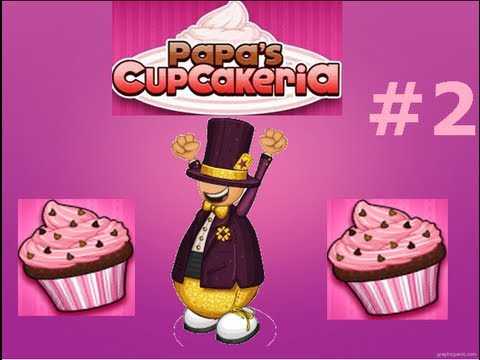 Foodini As A Customer In Papa's Cupcakeria - YouTube