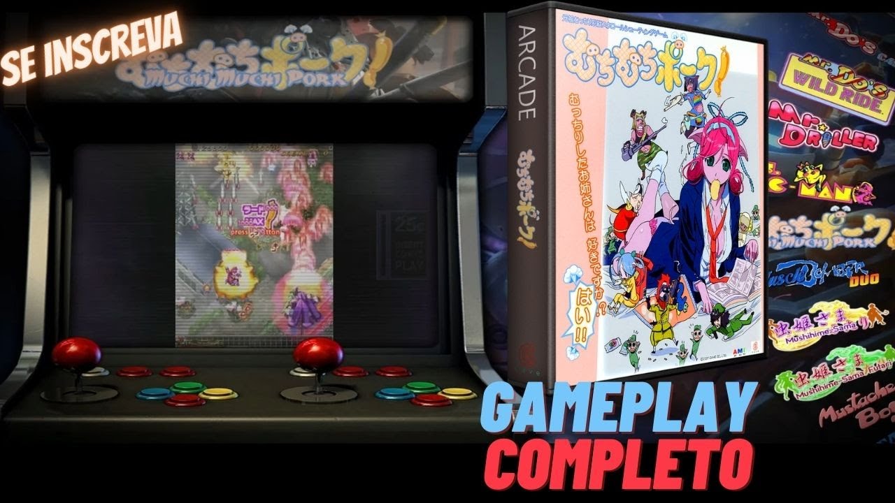 Muchi Muchi Pork Arcade (Gameplay Completo) Domingo da Navinha - YouTube