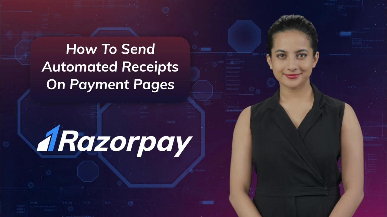Send Automated Payment Receipts using Razorpay Payment Pages - YouTube