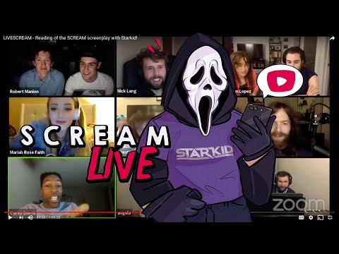#LIVESCREAM - Reading of the SCREAM screenplay with Starkid!