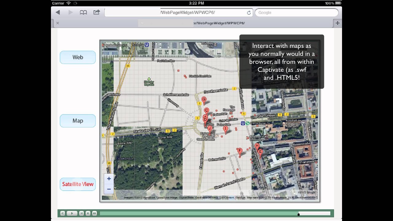 Web Page Widget Examples for Adobe Captivate 6 - YouTube