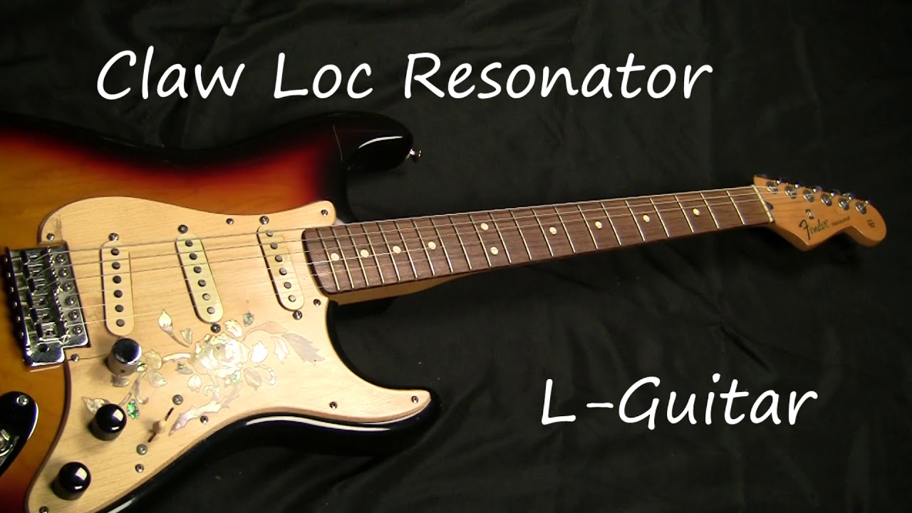 L Guitar Claw Loc Resonator Before and After Demo - YouTube