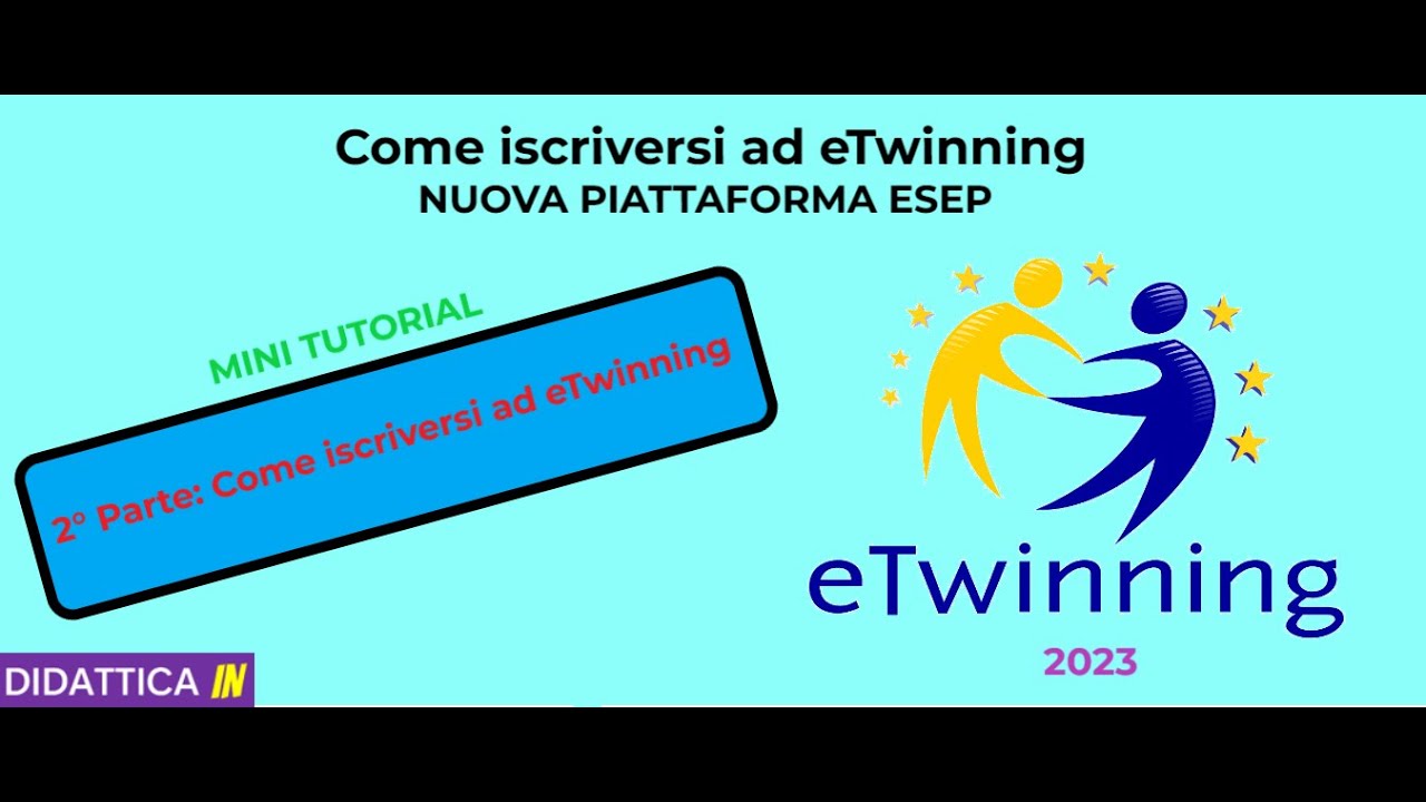 Tutorial : Come iscriversi ad eTwinning nuova piattaforma ESEP - 2° parte - YouTube