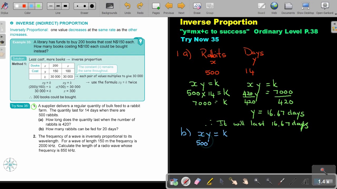 1 9 Proportion Indirect Proportion - YouTube