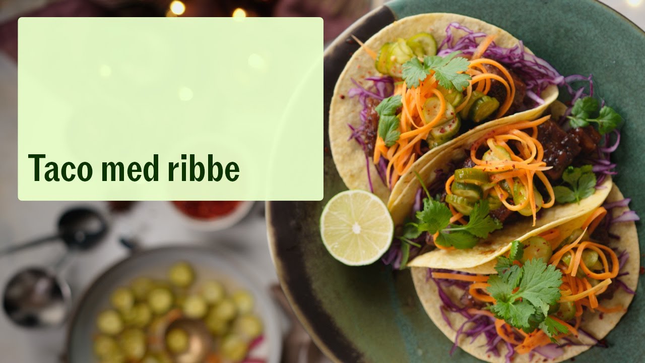 Taco med ribbe - kjapt og greit! | MatPrat - YouTube