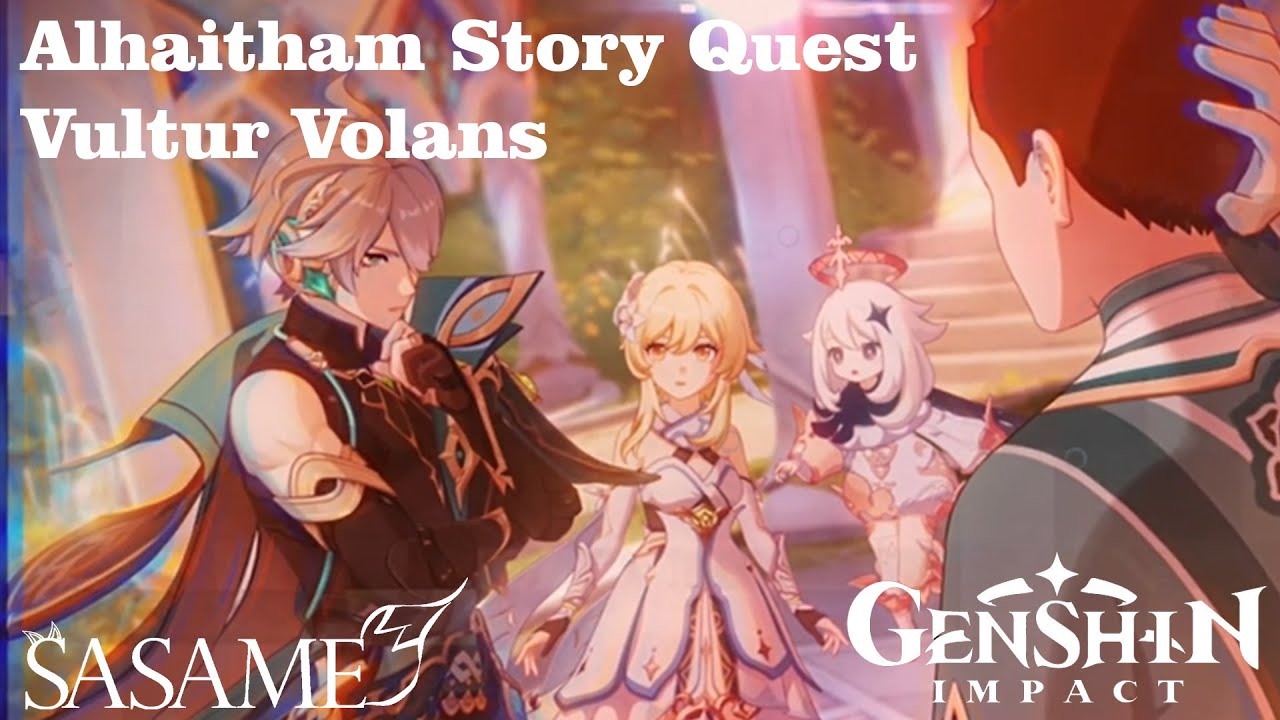 Alhaitham Story Quest | Vultur Volans | Genshin Impact - YouTube