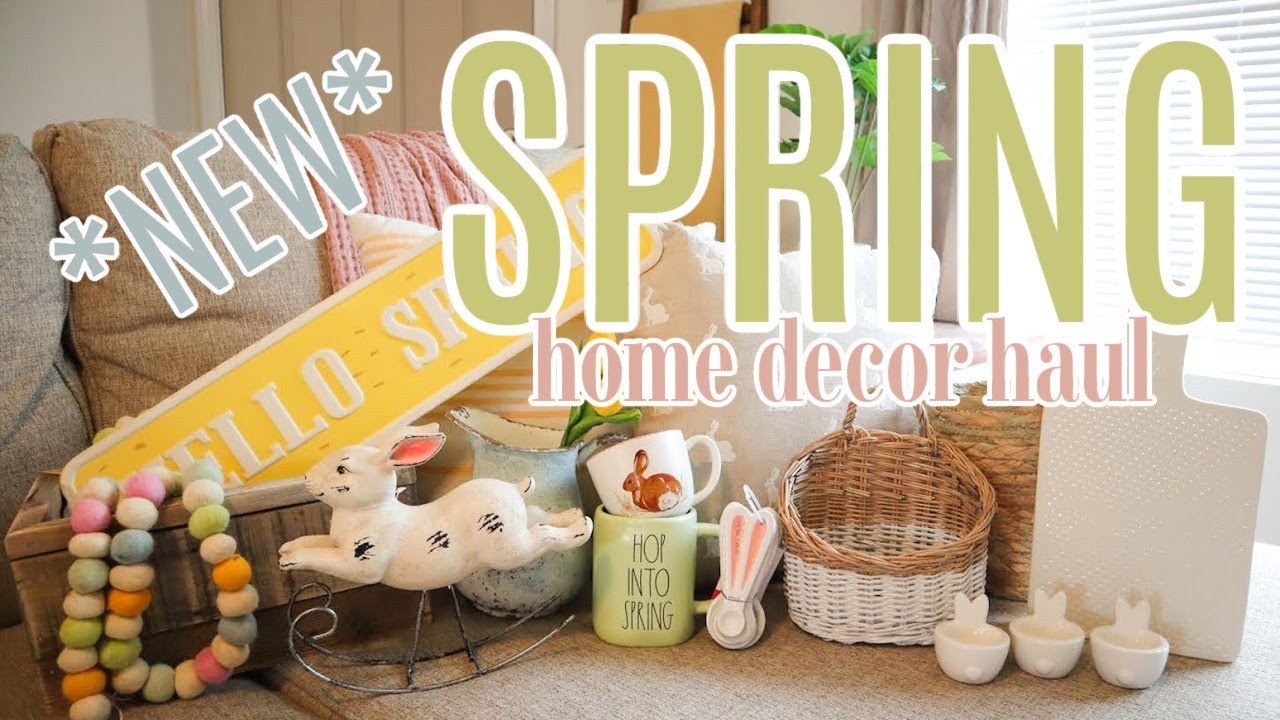 *NEW* SPRING HOME DECOR HAUL | SPRING 2021 HOME DECOR HAUL - YouTube