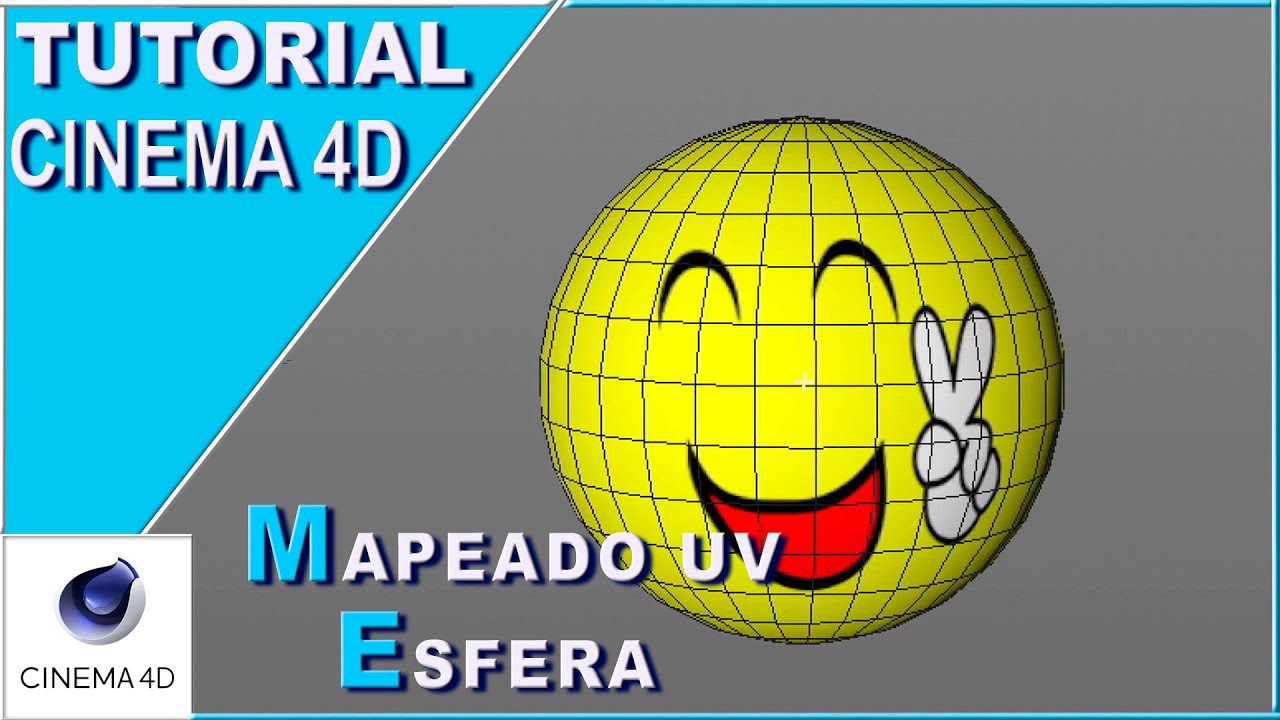 MAPEADO UV esfera y TEXTURIZADO Emoji | CINEMA 4D - YouTube