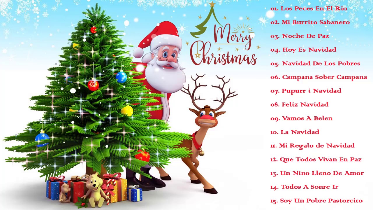 Mejores Villancicos Navideños - Mezcla Música de Navidad en Español ...