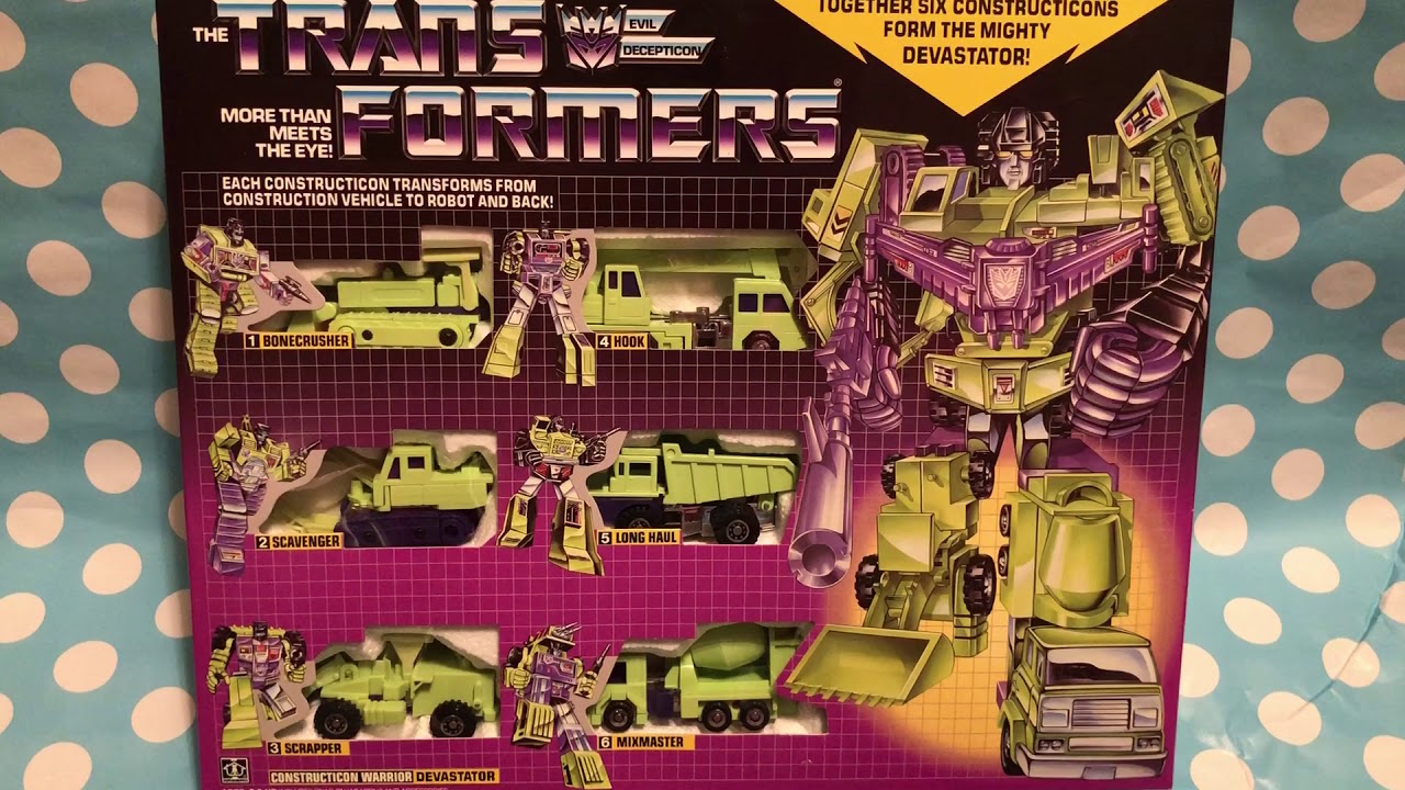Transformers G1 Devastator GiftSet 1980s 80s 80sThen80sNow 80sThen ...