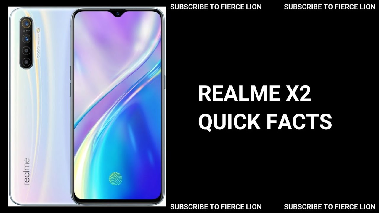 Realme X2 Quick Facts - YouTube