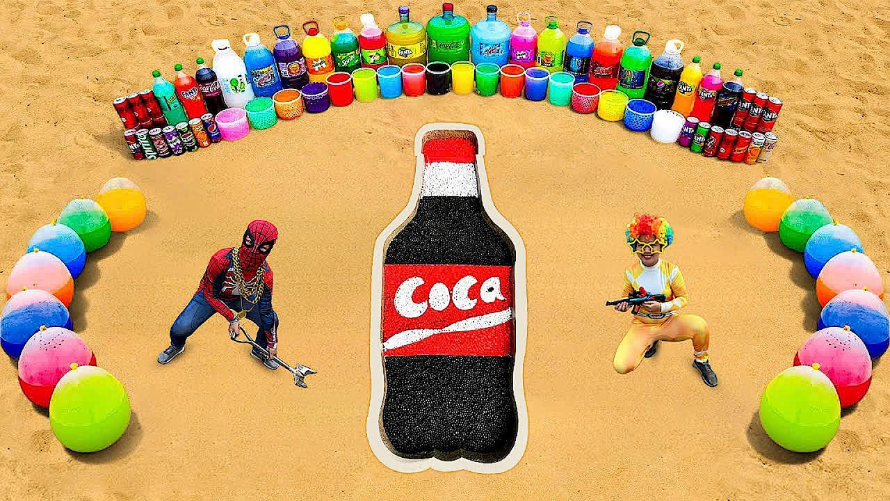 How To Make Coca Cola Bottle From Cement And Orbeez, Giant Coca Cola ...