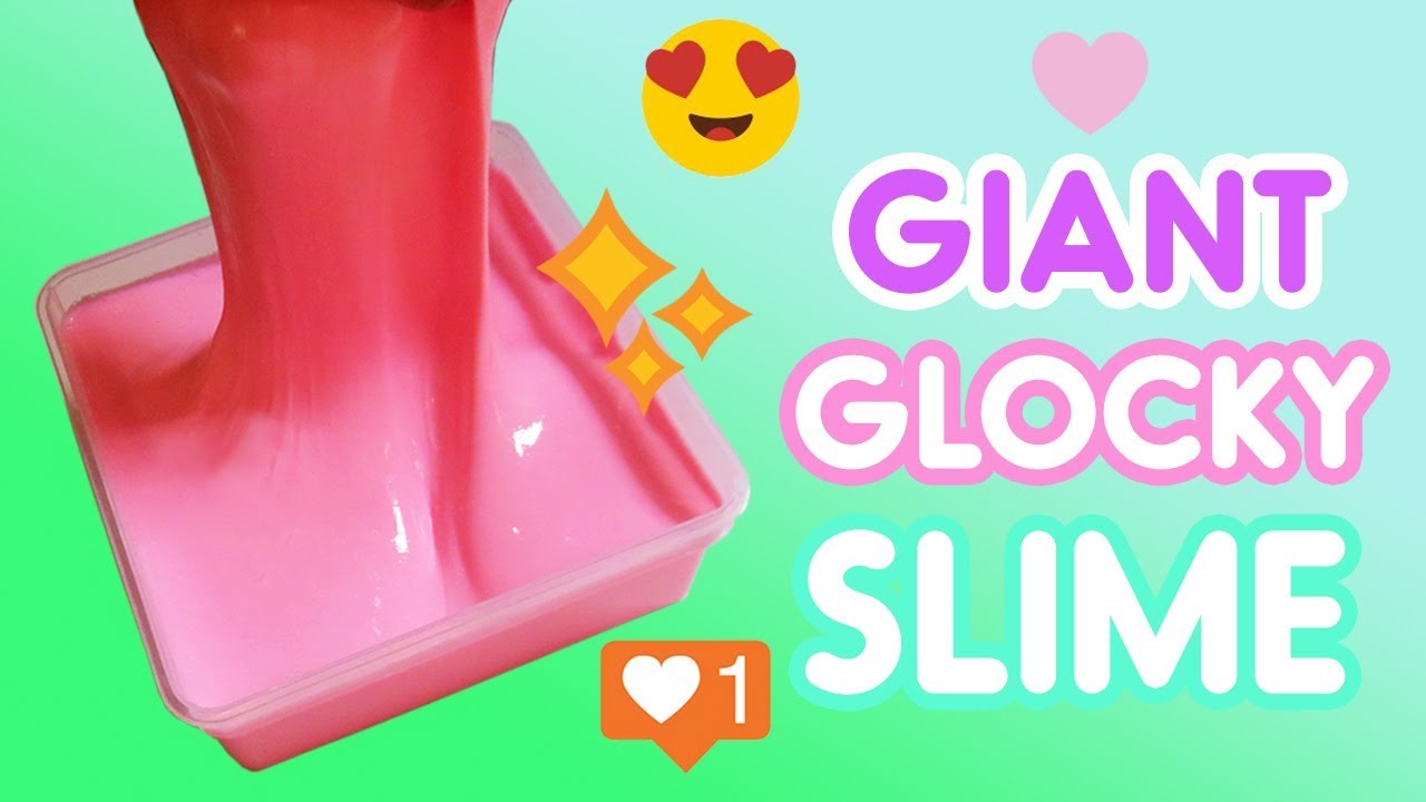 How To Make Giant Glocky Slime! High Quality Slime Recipe - YouTube