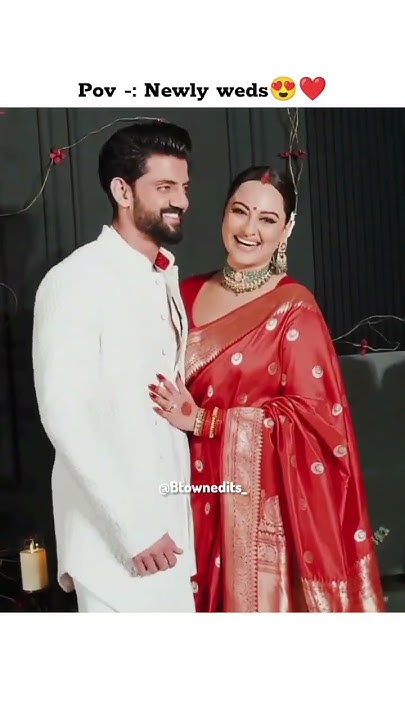 Newly weds🌸||Sonakshi sinha and Zaheer iqbal😍 ️||#sonakshisinha #2024 # ...