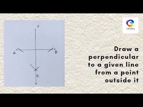 #5 Elementary Exam - Plane Geometry | Draw a perpendicular to a line ...