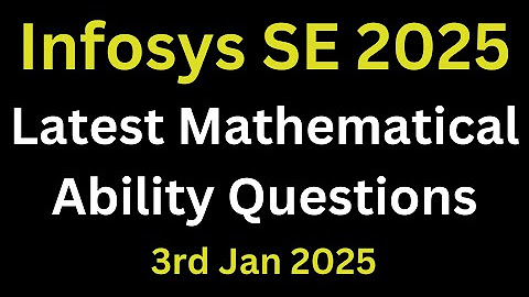 Infosys SE/DSE/SP Exam Preparation Playlist - YouTube