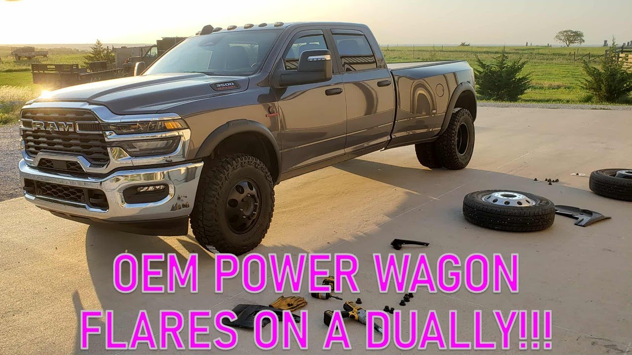 Ep 28: OEM Fender Flares for DUALLY and SRW Dodge Ram 2500 3500 2010 ...