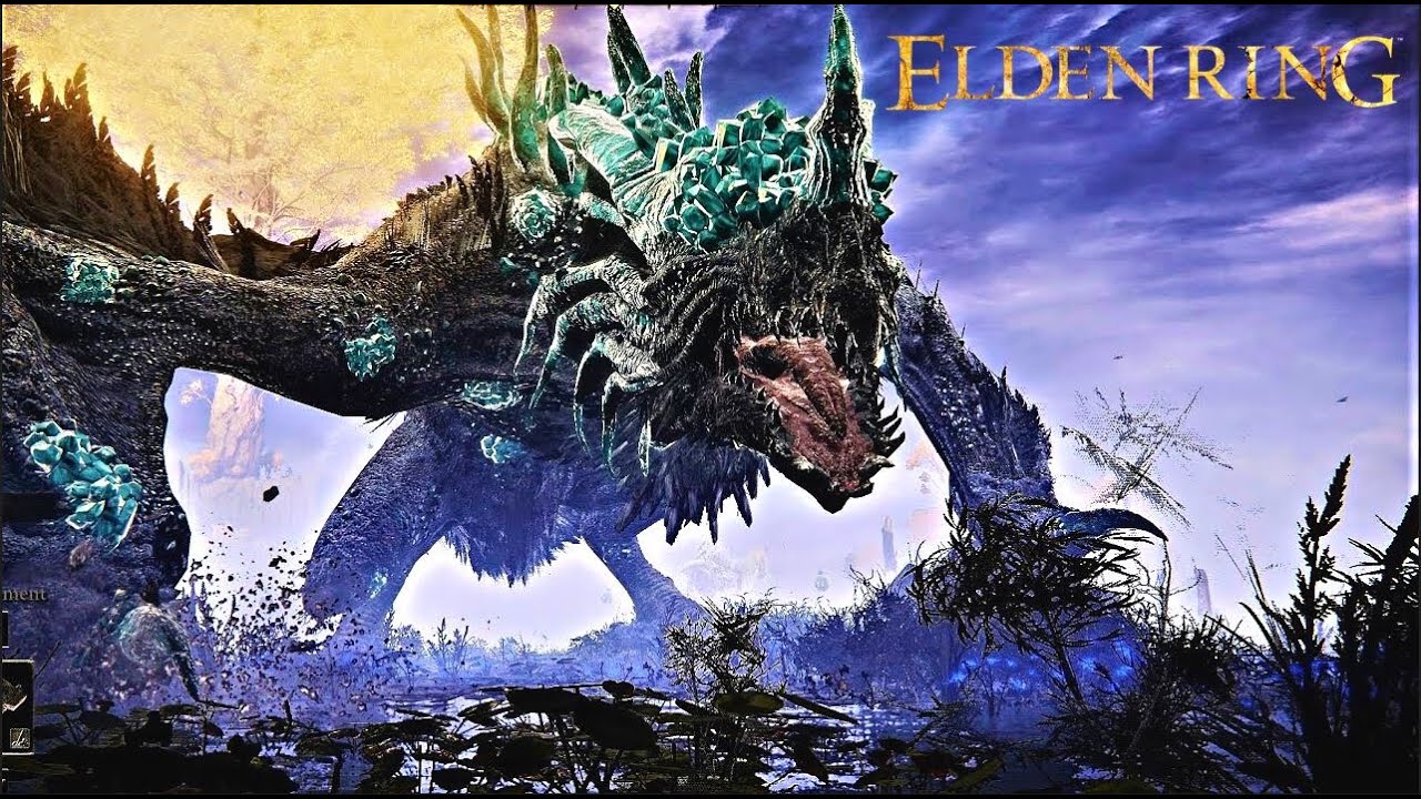 Elden Ring - Glintstone Dragon Smarag Boss Fight | (4K 60FPS) - YouTube
