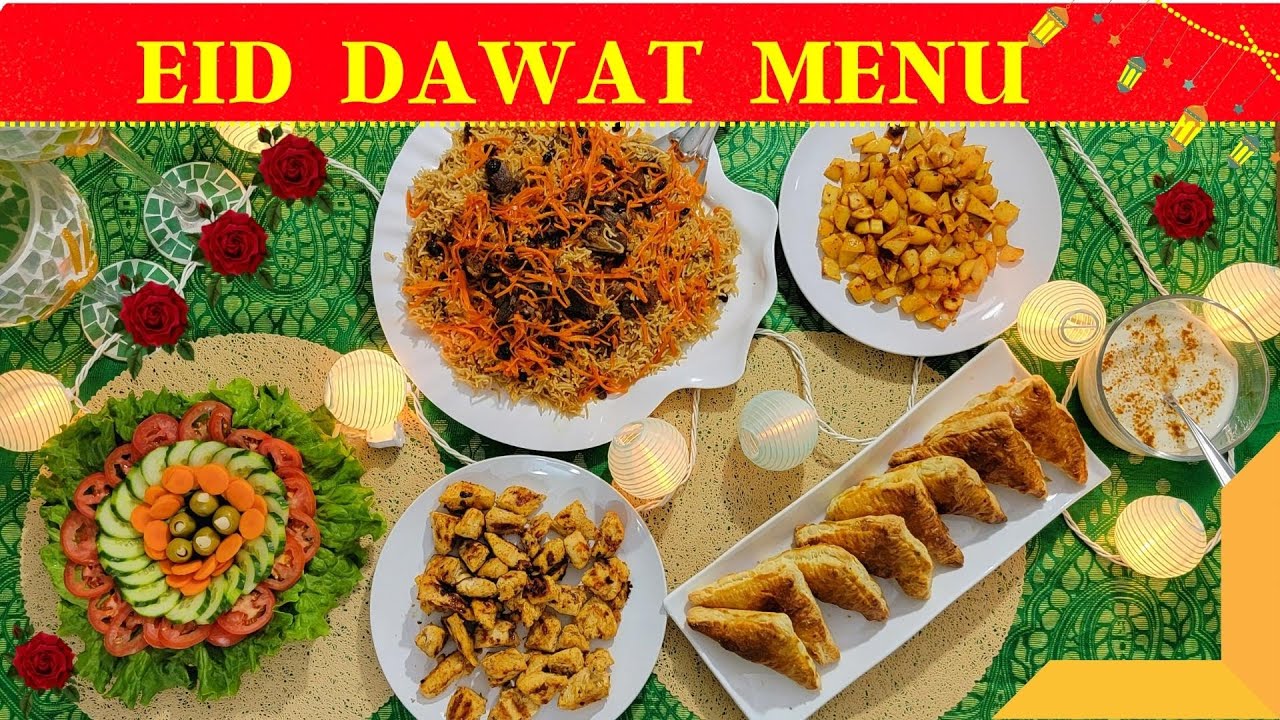 Eid Lunch Dawat Menu | Eid Recipes | Eid Recipes 2022 | عید دعوت - YouTube