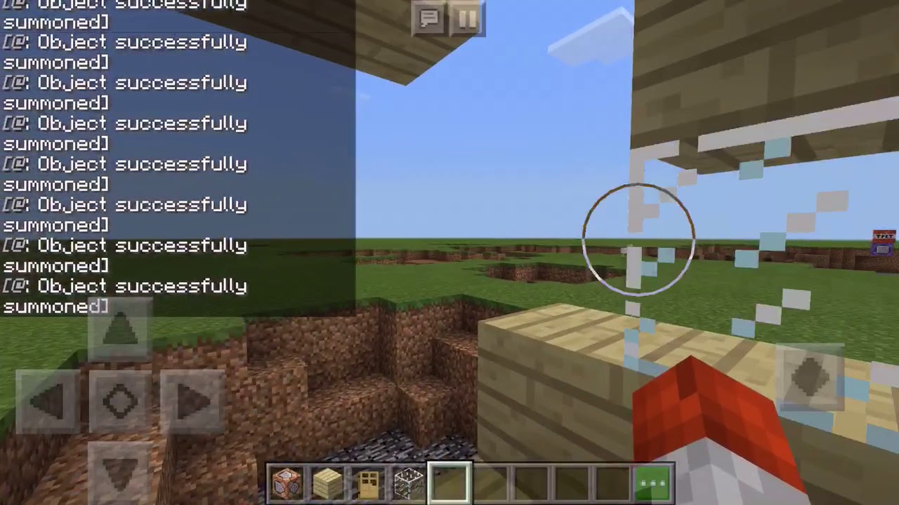 How to make it rain tnt [comand_block] iOS-android - YouTube