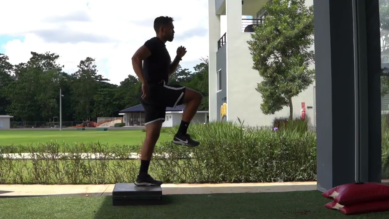 Box Step Off - Swing Leg Retraction - YouTube