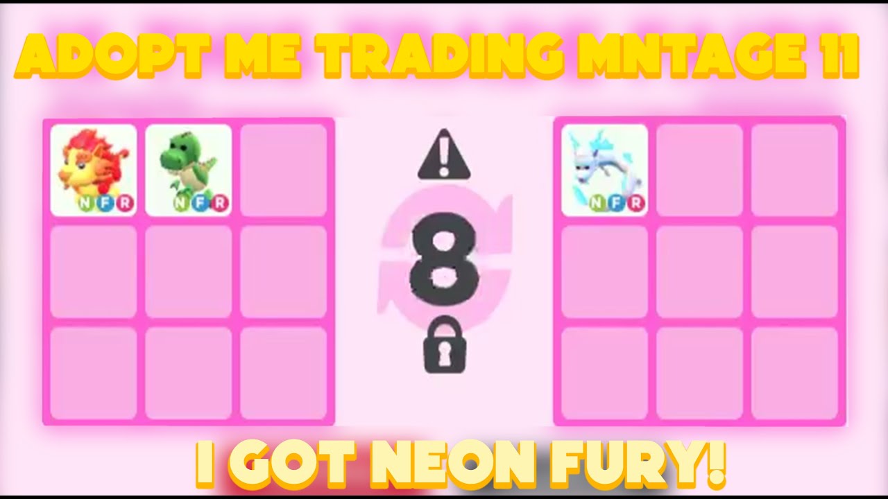 Adopt Me Trading Montage 11 | I GOT A NEON FURY AND I TRADED IT! - YouTube