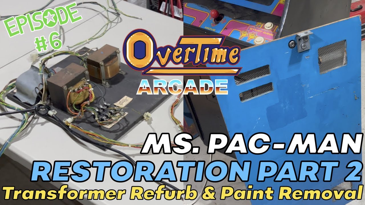 Ms. Pac-Man Restoration part 2: Transformer Assembly Overhaul & Initial ...