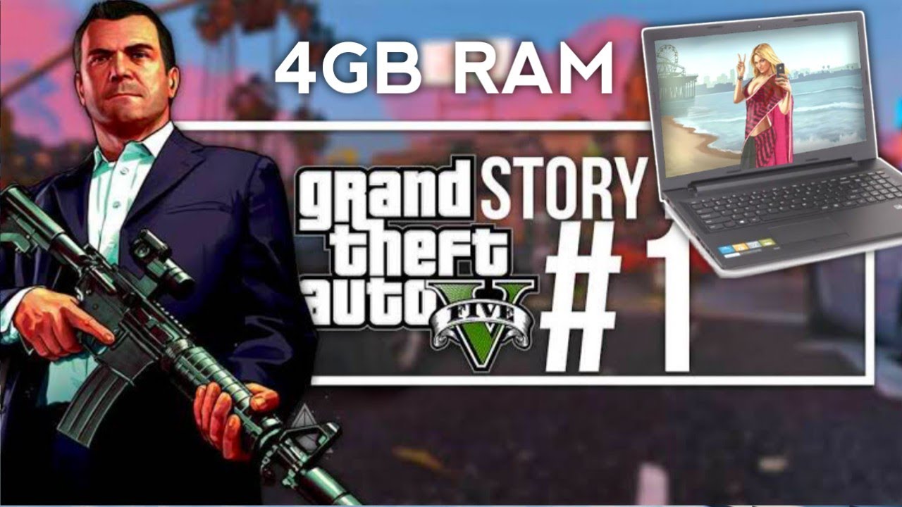 first day in gta v | gta v gameplay | gta v in Lenovo g50-70 | gta v in ...