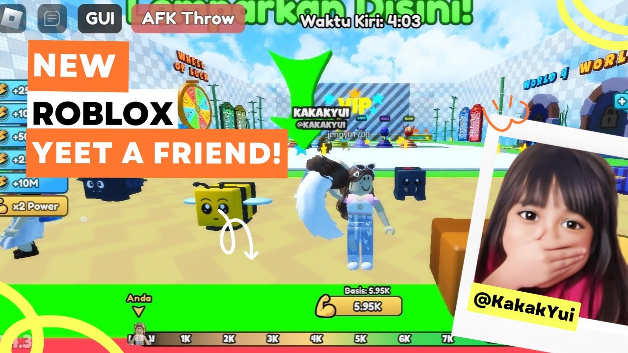 [New] Yeet a Friend! Roblox game untuk si Raja Tega, lempar lempar ...