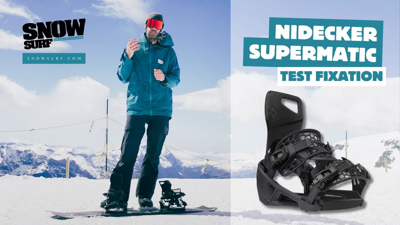 Test Nidecker Supermatic 2024 : la fixation à chaussage ultra rapide ...